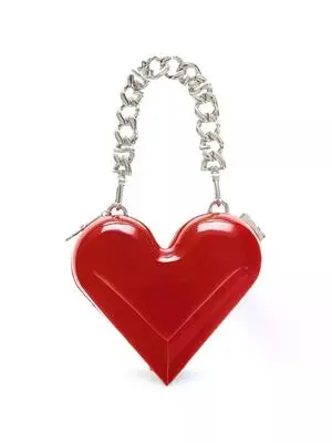 Gcds Heart Logo-chain Tote Bag - Red