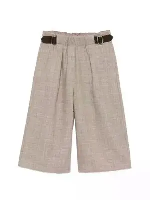 ALYSI Belted Pleated Shorts