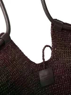Zimmermann Ruffle-trimmed Woven Tote Bag