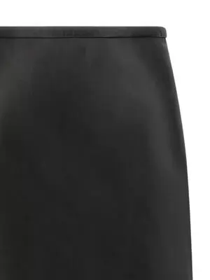Co High-waisted Leather Midi Skirt