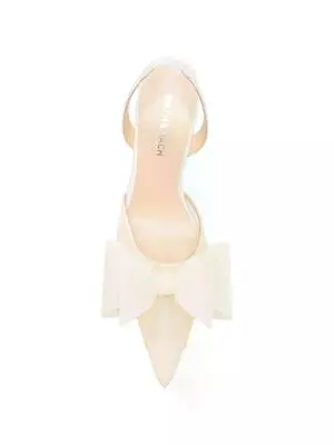 Mach & Mach Bow Detailing Slingback Pumps