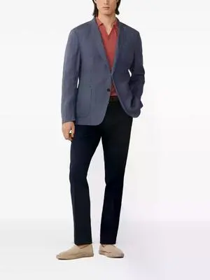 HACKETT LONDON Notch-lapel Patch-pocket Blazer