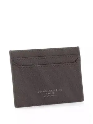 GIANNI CHIARINI Hammered Leather Card Holder