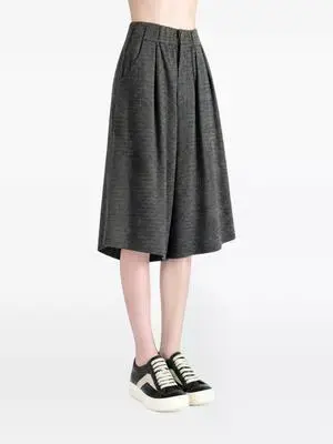 UMA WANG Geometric-pattern Pleated Trousers