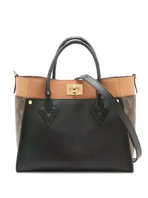 LOUIS VUITTON 2021-2026 Monogram On My Side Mm Satchel - Black