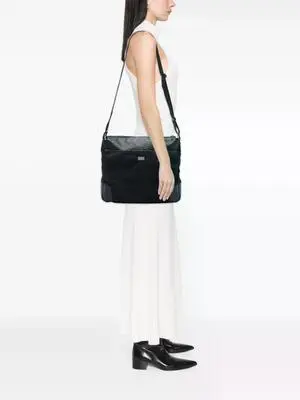 Gucci Canvas Crossbody Bag - Black