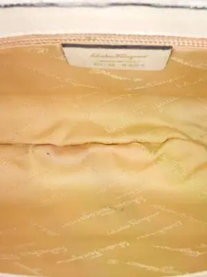 FERRAGAMO Leather Gancini Flap Shoulder Bag