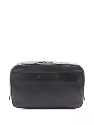LOUIS VUITTON Monogram Shadow Trousse Toilette Gm Clutch Bag - Black