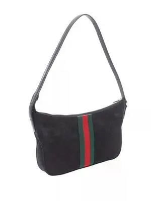 Gucci 20th Century Small Gg Canvas Lunetta Satchel