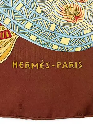 Hermès 2000-2026 Art Des Steppes Silk Scarf 90 Scarves