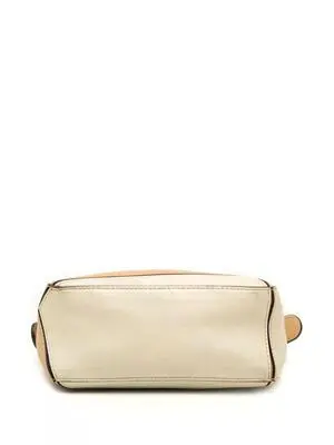 Loewe 2021 Mini Bicolor Calfskin Puzzle Satchel