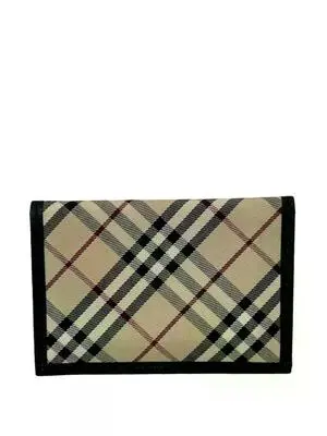 Burberry 2000-2017 Nova Check Canvas Case Card Holder