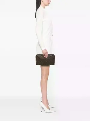 LOUIS VUITTON Monogram Trouss Trousse Toilette 28 Clutch Bag - Brown