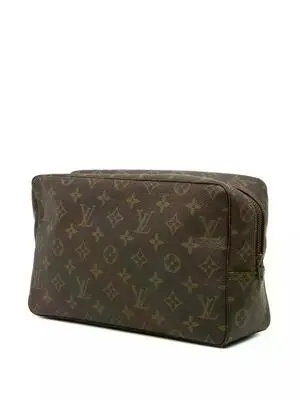 LOUIS VUITTON Monogram Trouss Trousse Toilette 28 Clutch Bag - Brown