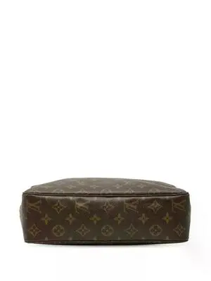 LOUIS VUITTON Monogram Trouss Trousse Toilette 28 Clutch Bag - Brown