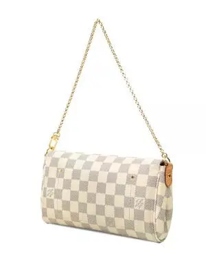 LOUIS VUITTON 2014 Damier Azur Favorite Pm Satchel