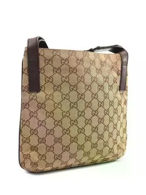 Gucci 2000-2015 Gg Canvas Crossbody Bag - Neutrals