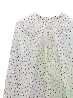 Dorothee Schumacher Dancing Dots Polka-dot Blouse - White