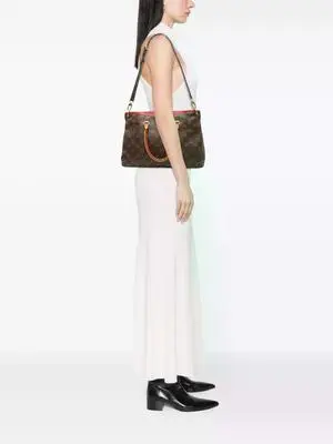 LOUIS VUITTON 2015 Monogram Pallas Mm Satchel - Brown