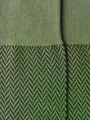 HACKETT LONDON Herringbone-jacquard Cotton Socks
