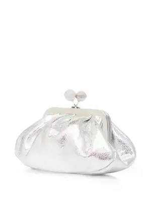 Max Mara Pasticcino Craquelure Effect Clutch Bag
