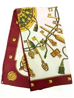 Hermès 2000-2026 Les Cles Silk Scarf 90 Scarves