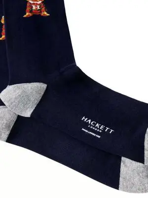 HACKETT LONDON Harry Intarsia-knit Socks