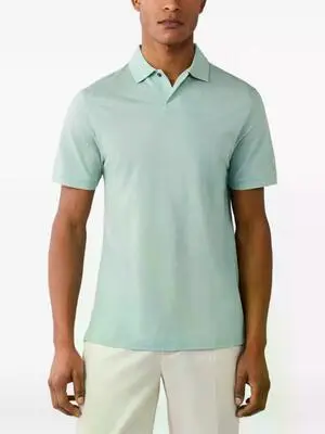 HACKETT LONDON Short-sleeve Piqué Polo Shirt - Green