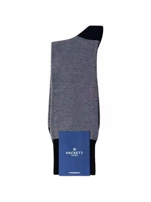 HACKETT LONDON Birds-eye Socks - Blue