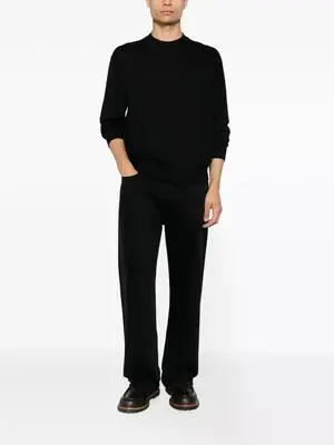 DIANA STUDIO Crew Neck Long Sleeve Sweater - Black