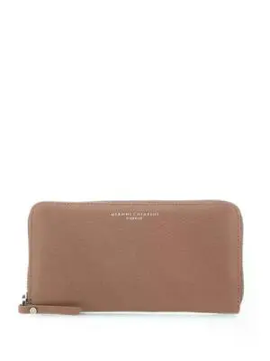 GIANNI CHIARINI Grain Leather Wallet - Pink