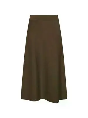 Max Mara Milano-knit Midi Flared Skirt