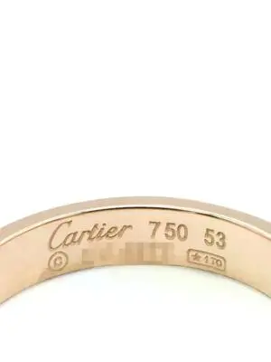 Cartier 18k Rose Gold Love Ring - Pink