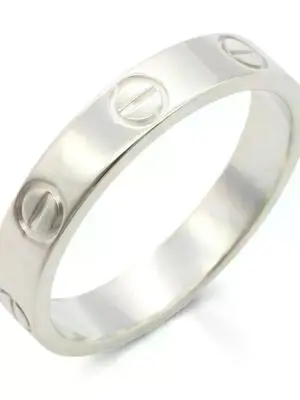 Cartier 18k White Gold Love Ring