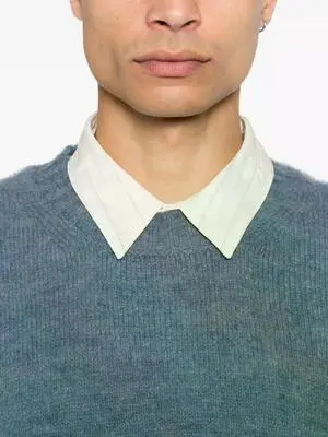 DIANA STUDIO Brushed-knit Crew-neck Sweater