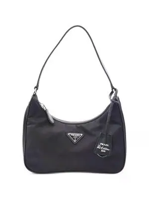 Prada Re-nylon Shoulder Bag - Black