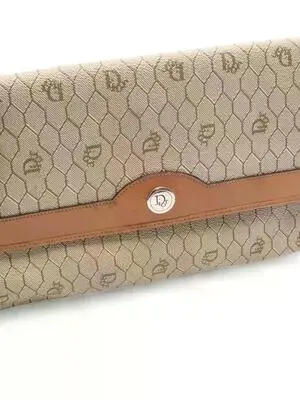 Dior Honeycomb Print Chain Shoulder Bag