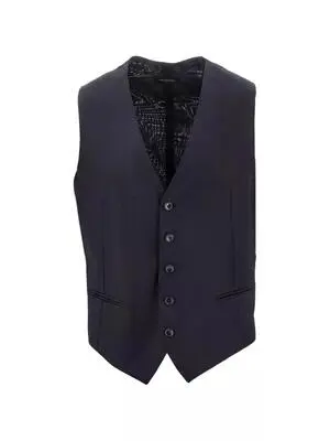 Tagliatore Single-breasted Waistcoat - Blue