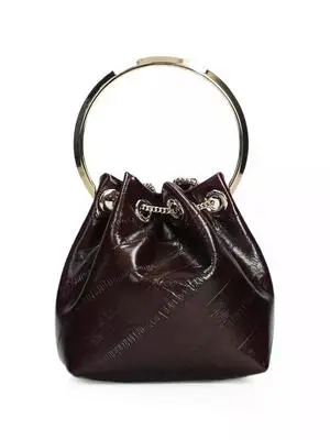 JIMMY CHOO Bon Bon Ring-handle Bucket Bag
