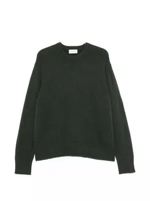 DIANA STUDIO Ribbed-trim Crew-neck Sweater - Green