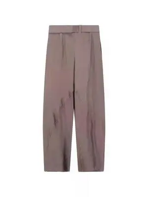 8PM Belted Pleated Trousers