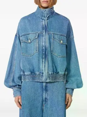 Sportmax Elasticated-waist Denim Jacket