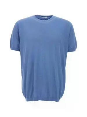 KANGRA Short-sleeve Short-sleeve Sweater - Blue