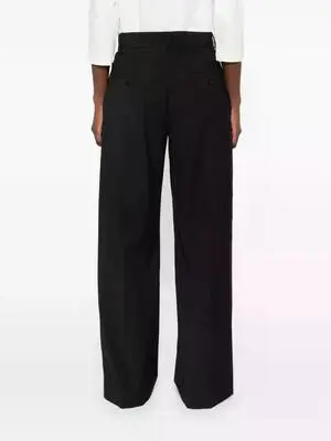 Max Mara Visivo Pressed-crease Wide-leg Trousers