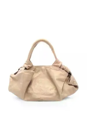 Loewe 2000s Nappa Aire Leather Handbag - Gold
