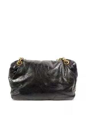 Balenciaga Small Monaco Shoulder Bag - Black