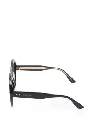 Gucci Round-frame Sunglasses - Black