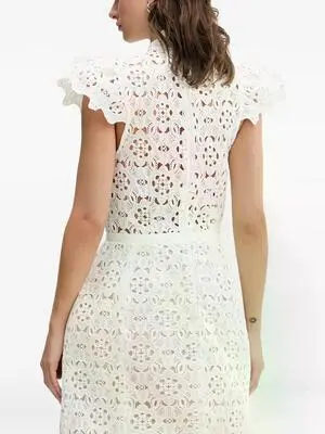 Bardot Rowen Lace Mini Dress - White