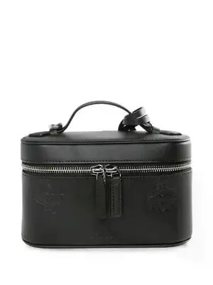 Mcm Aren Leather Mini Crossbody Bag - Black