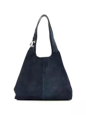 COCCINELLE Suede Shoulder Bag - Blue